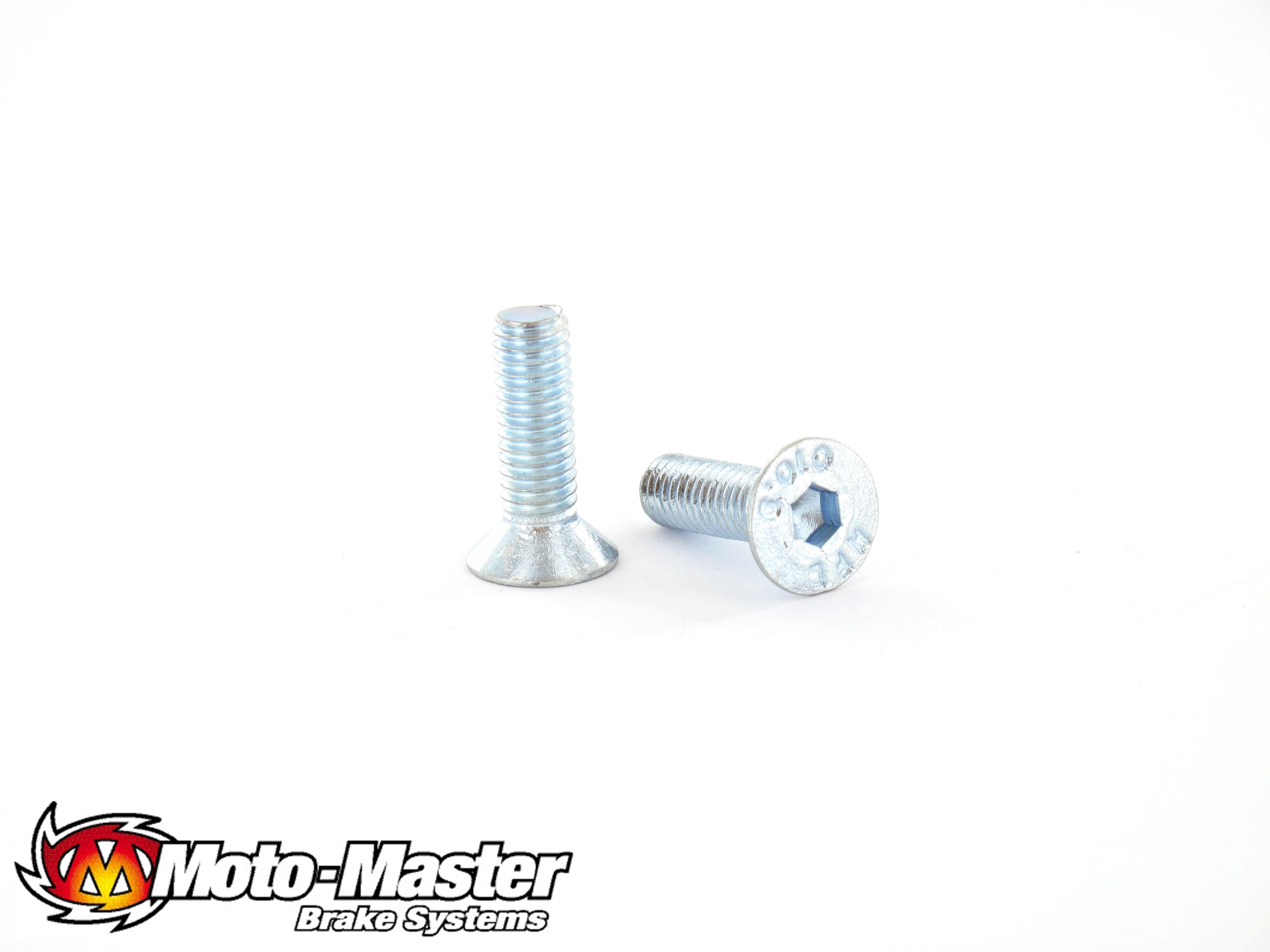 Moto-Master, Skiv Bult M6*18 Försänkt 1st, BAK FRAM, Kawasaki 89-02 ...